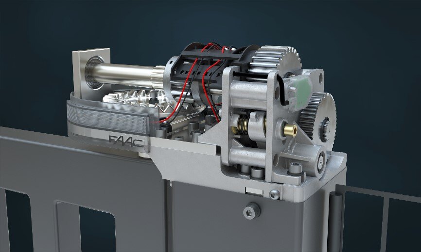 S2500I: OPERATORE INTEGRATO PER CANCELLI A BATTENTE | FAAC